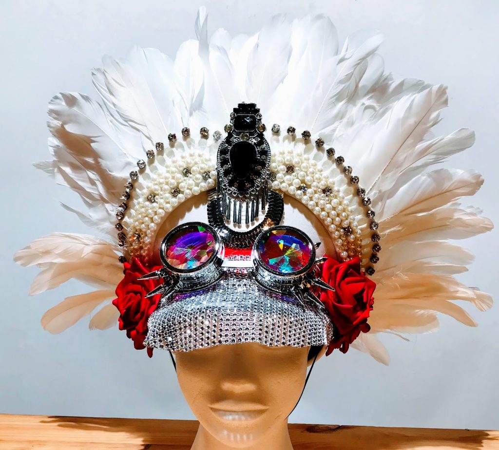 Festival captain cap, hat, head pieces, each pieces is unic - costume ...