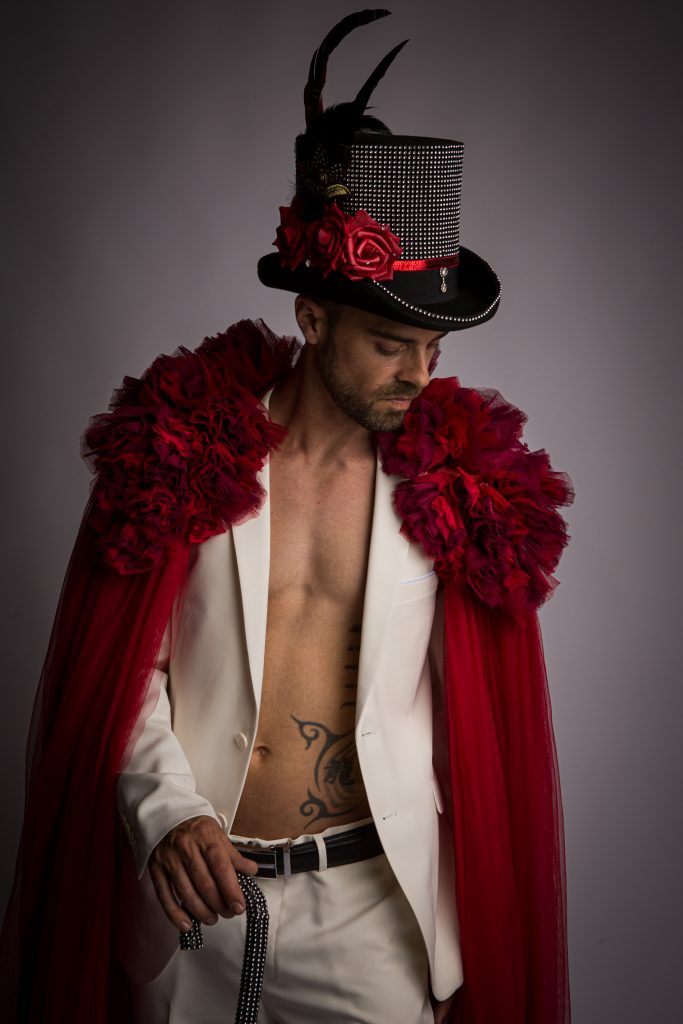 Red Cape in veil for men, Stage, Singer Costumes, Festival, Burning Man ...